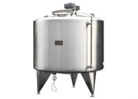 China 1000L High Shear Flavored Milk Mixing Tank with 50mm Insulation & 4.5m² Heating Area for sale