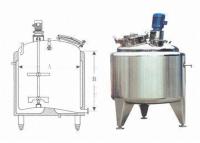 China 3000L 316 Stainless Steel Milk Cooling Tank with Electric Heating and Mixer for Beverage Factory for sale
