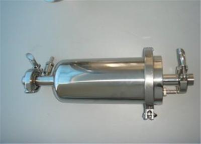 China Stainless Steel Pipe Filter 1-4 Inch for Milk and Juice Processing with 10 Bar Pressure and 37-6730 Micron Filtration for sale