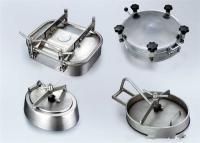 China Stainless Steel Pressure Vessel Manhole Cover 150-600mm with 304/316L Material Options for sale