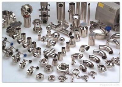 China Food Grade Stainless Steel Sanitary Pipe Fittings - DN10-DN200 Size Range with Tri-Clamp, Weld & Thread Connections for sale