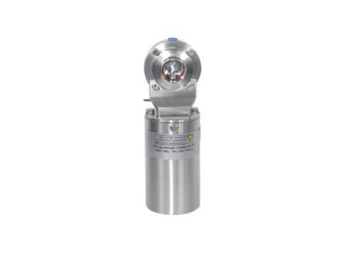 China Stainless Steel Pneumatic Sanitary Butterfly Valve DN40-DN300 10Bar 120°C Horizontal Actuator for sale