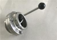 China SS304 Sanitary Tri Clamp Butterfly Valve with Multi-Position Plastic Handle - 3/4
