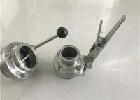 China Medium Pressure Sanitary Butterfly Valve Tri Clamp Type DIN SS316 Material 10 Bar 120°C DN20-DN150 for sale