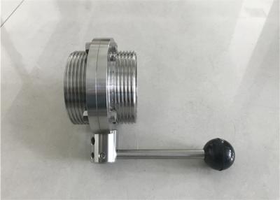 China Tri Clamp Sanitary Butterfly Valve Food Grade Stainless Steel 316 - 1/2