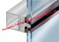 China Modular Insulated Laminated Unitized Glass Facade Curtain Wall  PVDF Coating for sale