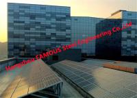 China Solar Powered Building Integrated Photovoltaic Folding Curtain Wall For Office Building for sale