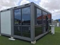 China 20ft American Standard Simple Assembly Customized Container House Home for sale