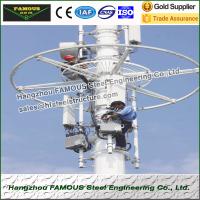 China Monopole And Lattice Tower Pole Steel Frame Buildings For Wind Power Tower for sale