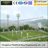 China Monopole And Lattice Tower Pole Steel Frame Buildings For Wind Power Tower for sale