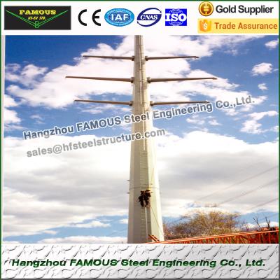 China Substation Frameworks Industrial Steel Buildings Tubular Towers for sale