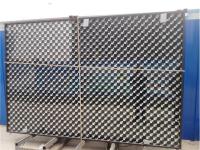 China Silk Screen Printing Ceramic Frit Colored Painted Fully Tempered Glass for sale