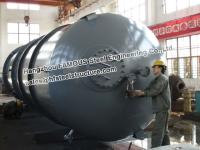 China Stainless Steel Industrial Steel Buildings Water Control Horizontal Bright Tank for sale
