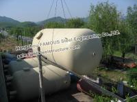 China Stainless Steel Industrial Steel Buildings Water Control Horizontal Bright Tank for sale