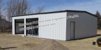 China Metal Sheds Industrial Steel Buildings For Car Garage , Painted Or Galvanized for sale