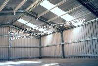 China Metal Sheds Industrial Steel Buildings For Car Garage , Painted Or Galvanized for sale