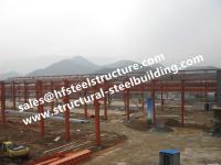 China Pre Painted Industrial Workshop Steel Frame Buildings S235JR Columns Frames for sale