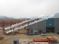 China Pre Painted Industrial Workshop Steel Frame Buildings S235JR Columns Frames for sale