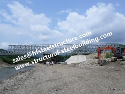 China Prefabricated Steel Bailey Bridge Modular Design - 67m Single Span, 120t Load Capacity, CB100/HD200 Models for sale