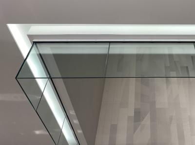 China Fixed Glass Draft Curtain For Shopping Malls And Factories for sale