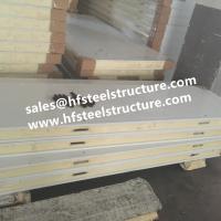 China Pu Polyurethane Sandwich Cold Room Panel For Vegetables Meat And Fruit Storage for sale