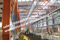 China Q235 Q345 Grade Industrial Steel Buildings , Building Steel Site Prefab Steel Buildings for sale