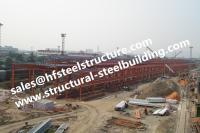 China Q235 Q345 Grade Industrial Steel Buildings , Building Steel Site Prefab Steel Buildings for sale