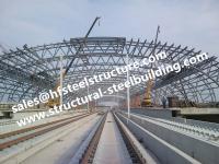 China H-beam column Type Steel Structure Buildings , Structural Steel Fabricator for sale