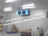 China Steel Building Cold Room Panel Of Walk In Freezer And Modular Cold Storage For Meat for sale