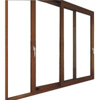 China Aluminum Broken Thermal Insulation Toughened Glass European Lift Sliding Door for sale