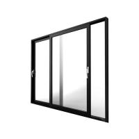 China Aluminum Broken Thermal Insulation Toughened Glass European Lift Sliding Door for sale