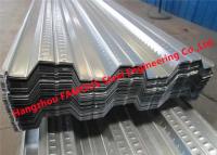 China Galvanized Metal Floor Deck 0.8-2mm Thickness 1500-11800mm Length for Composite Concrete Slabs for sale