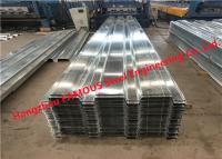 China Galvanized Metal Floor Deck 0.8-2mm Thickness 1500-11800mm Length for Composite Concrete Slabs for sale