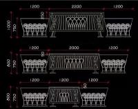 China Solar Guardrail Metal Sheet Rectangular Steel Large Planter Box for sale