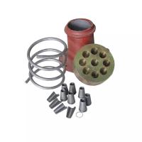 China 3 Piece  Prestressing Concrete Anchorage Anchor Head Grip Clip 0.6' Wedge Barral for sale