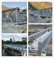 China Galvanized Modular Prefabricated Steel Bailey Bridge Temporary Emergency Mabey Panel for sale