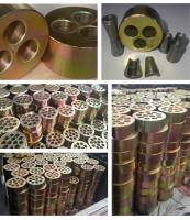 China Post Tensioned Anchor System Strand Stressing End Slab Post Tension Anchorage Wedge for sale