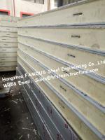 China 960mm Width Polyurethane PU Sandwich Cold Room Panels - 50-200mm Thickness, 38-46kg/m³ Density for sale