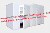 China Commercial Walk in Freezer Made of PU Sandwich Panels Width 1150mm For Keep Food Fresh for sale