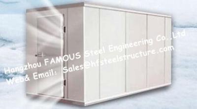 China Prefab Walk-in Freezer Units 50-200mm PU Panels with Camlock Joints for Poultry Storage -35°C to +22°C for sale