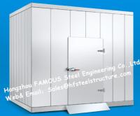 China Customized Walk in Freezer Rooms Made of Floor Panel And Thermal Insulation Material for sale