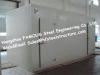 China Freezer Cold Room Refrigeration Unit And Thermal Insulated PU Overlapping Hinged Doors for sale