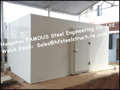 China 50mm PU Camlock Sandwich Panel Cold Storage Freezer , Walk in Cooler / Refrigerator for sale