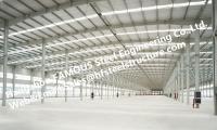 China Fabricated Steel Industrial Steel Buildings with Galvanized steel Surface treatment for sale