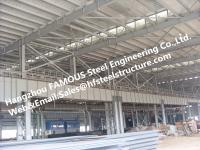 China Fabricated Steel Industrial Steel Buildings with Galvanized steel Surface treatment for sale