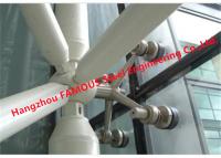 China Aluminum Steel Structure Glass Curtain Wall Point Fixed Glazed Spider Buildings for sale