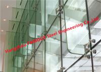 China Aluminum Steel Structure Glass Curtain Wall Point Fixed Glazed Spider Buildings for sale