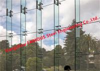 China Aluminum Steel Structure Glass Curtain Wall Point Fixed Glazed Spider Buildings for sale