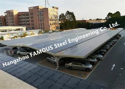 China Customized Waterproof Photovoltaic Panel Aluminum Solar PV Carports Mounting System for sale