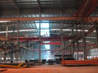 China Column Type Prefabricated Industrial Steel Buildings Welded Craft For Workshop for sale